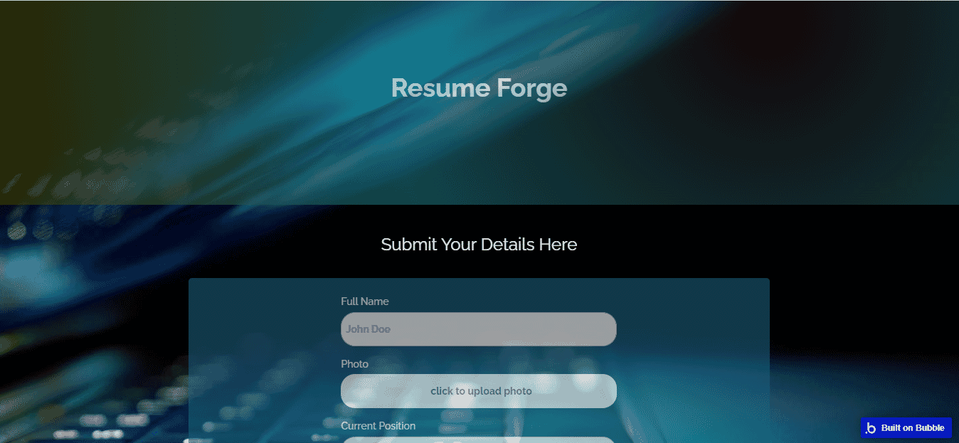 ResumeForge.io